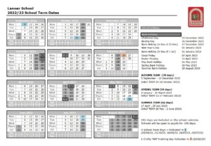 Term Dates - Lanner School